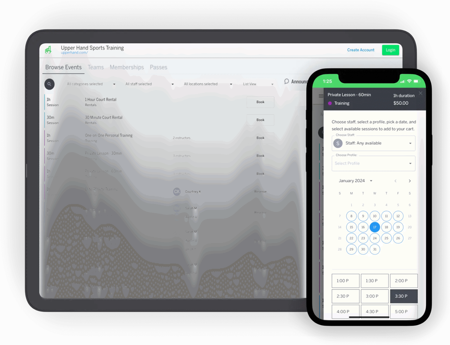 Sports Management Software | Upper Hand